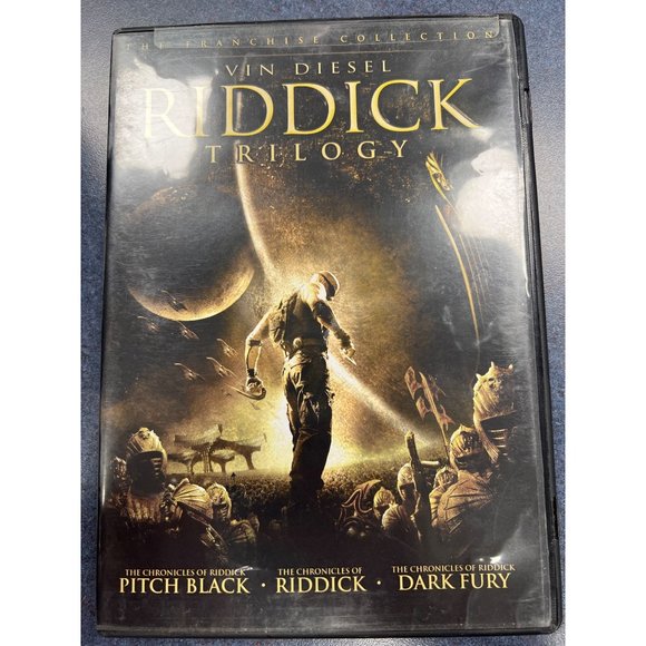 Media | Riddick Trilogy Pitch Black The Chronicles Of Riddick Dark Fury ...